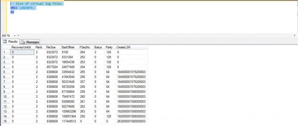 Shrinking the Transaction Log – Ramblings of a Crafty DBA